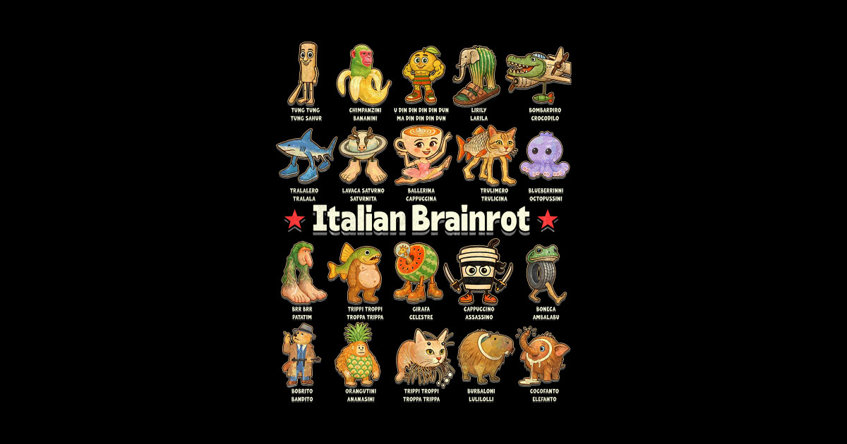 italian brainrots all character 2025 vintage - Italian Brainrot - Phone ...