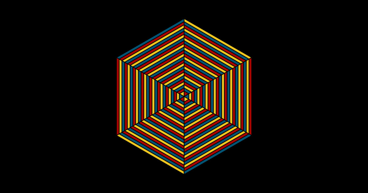 Retro Hex - Retro Hex - Sticker | TeePublic