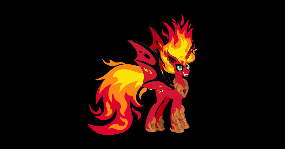 Demon Sunset Shimmer pony - My Little Pony - Posters and Art Prints ...
