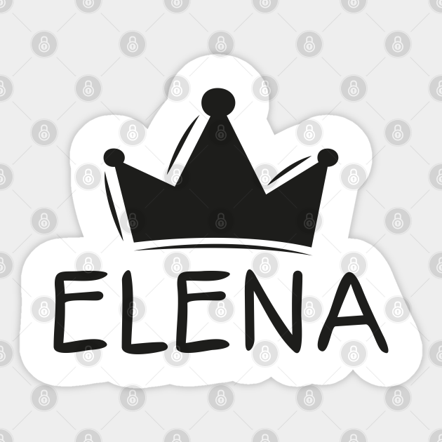 Elena name, Sticker design. - Elena - Sticker | TeePublic