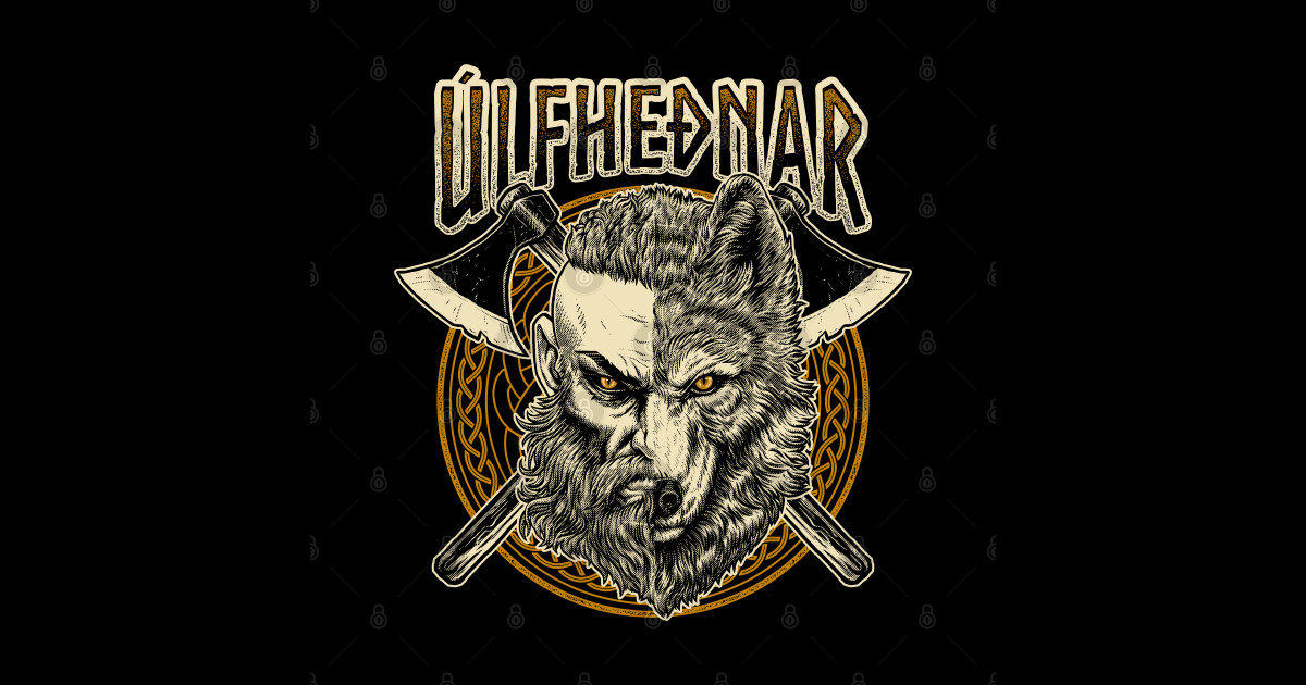 Norse Viking Wolf Ulfhednar Pagan Warrior Ulfhedinn - Viking Wolf ...