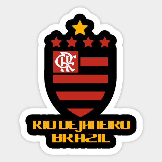 flamengo - Flamengo Brasil - Sticker | TeePublic