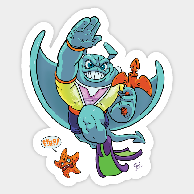 Ray Fillet the mutant Stingray hero. - Teenage Mutant Ninja Turtes ...