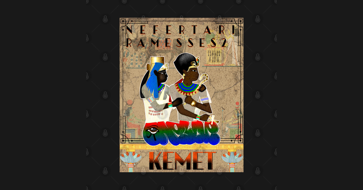 ramesses nefertari - King And Queen - T-Shirt | TeePublic