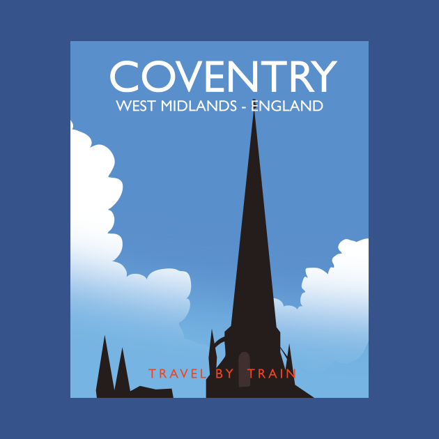 Coventry Cathedral Travel poster - Coventry - Hoodie | TeePublic