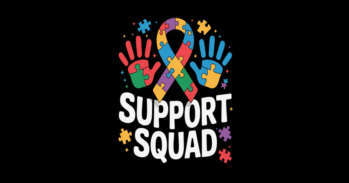 Autism Awareness Autism Support Squad Family - Autism Awareness Autism ...