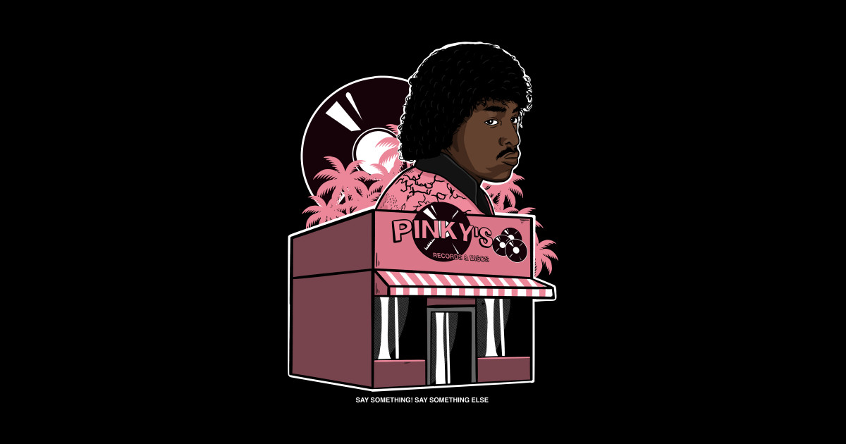 Pinky’s Records & Discs - Friday - Sticker | TeePublic