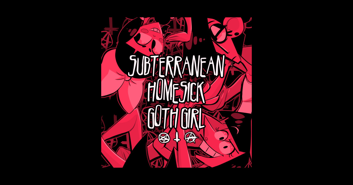 Subterranean Homesick Goth Girl - Shgg - Posters and Art Prints | TeePublic