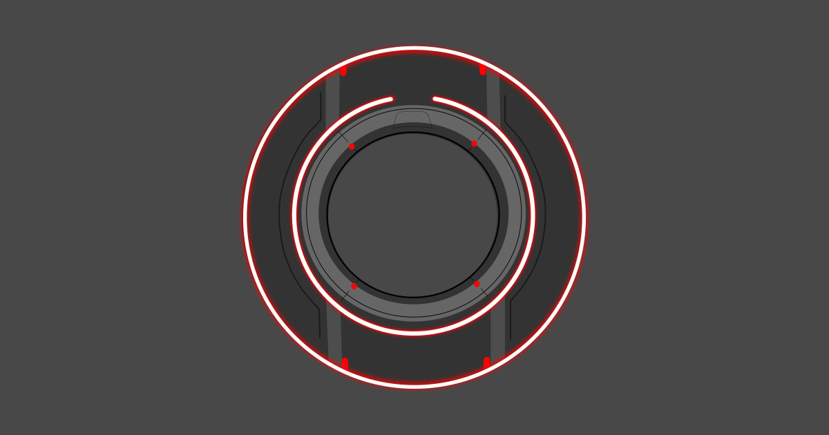 Tron Red Identity Disk T-Shirt - Tron - T-Shirt | TeePublic