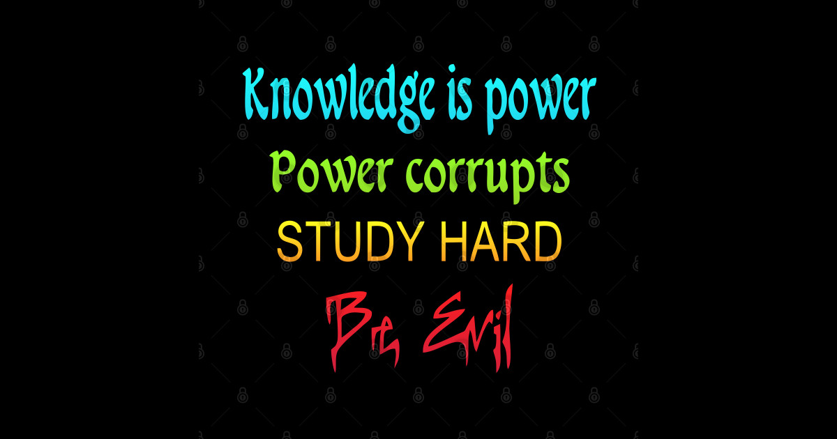 Knowledge is Power - Education - Sticker | TeePublic