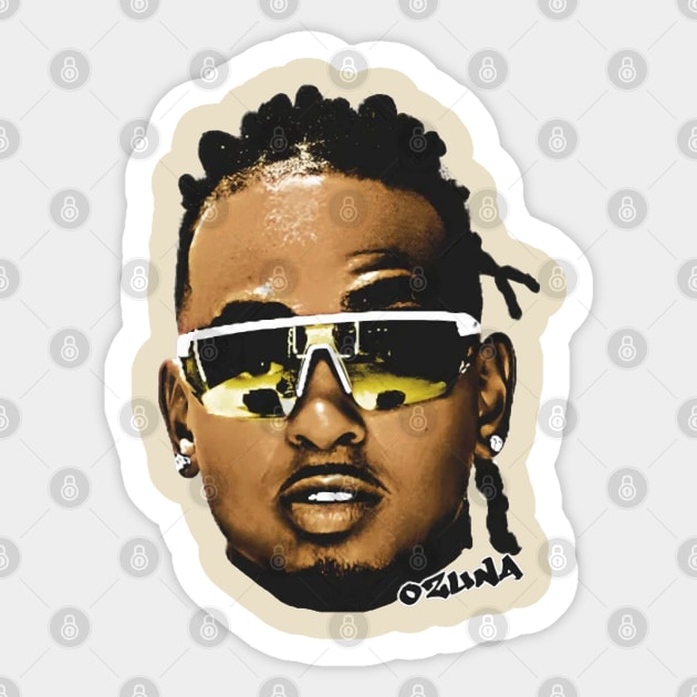 Ozuna rapper face - Ozuna Rapper - Sticker | TeePublic