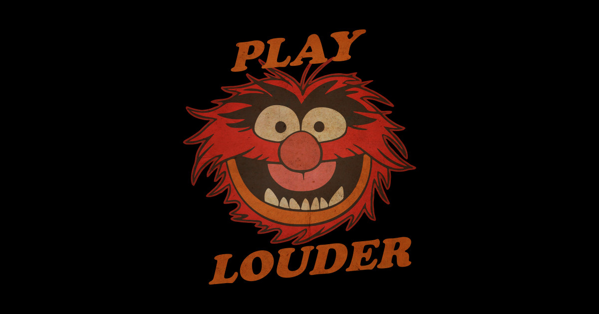 muppets play louder - Muppets - Sticker | TeePublic