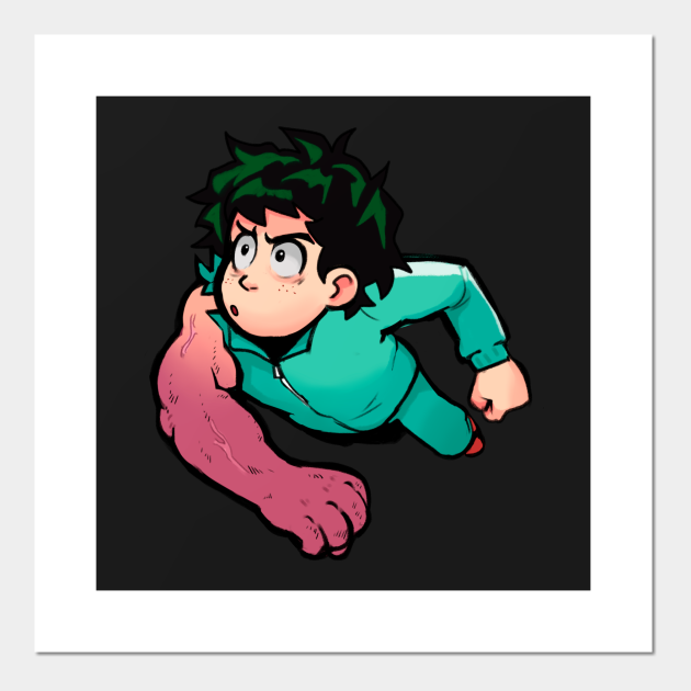 Deku first smash - My Hero Academia - Posters and Art Prints | TeePublic