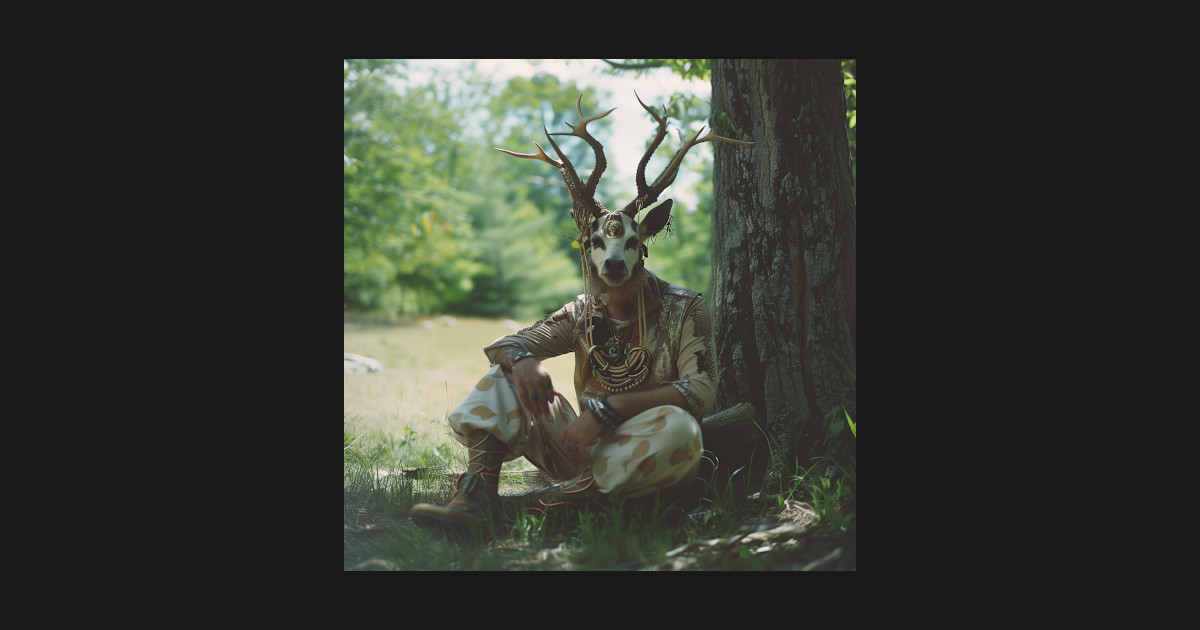 Trickster god - Art Nouveau - T-Shirt | TeePublic