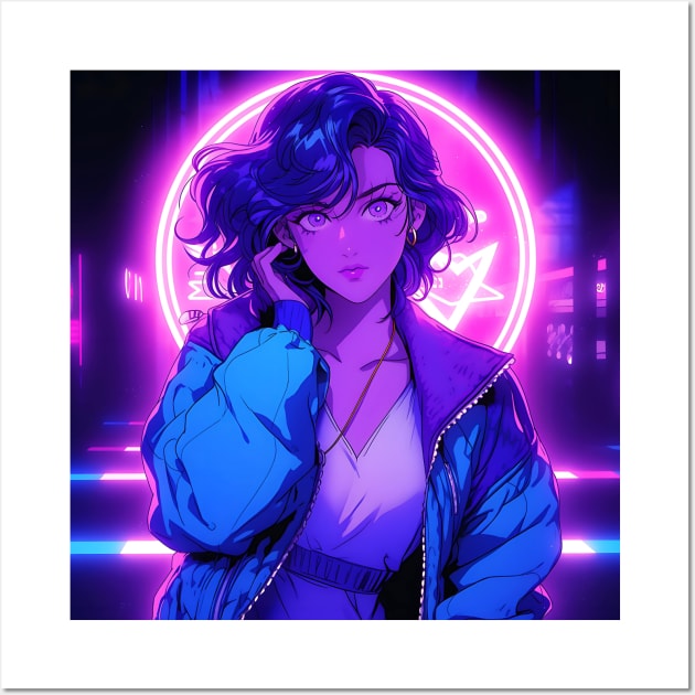 Synthwave Music Album Cover - Anime Wallpaper - Synthwave - Posters and ...