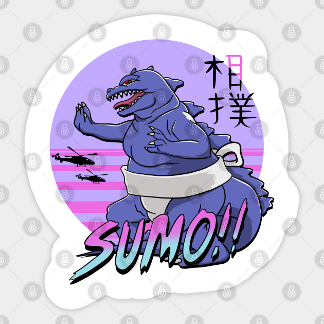 Sumo Monster - Sumo - Sticker | TeePublic