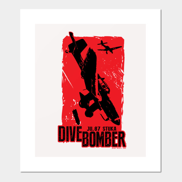 JU-87 Stuka dive bomber - Ww2 - Posters and Art Prints | TeePublic