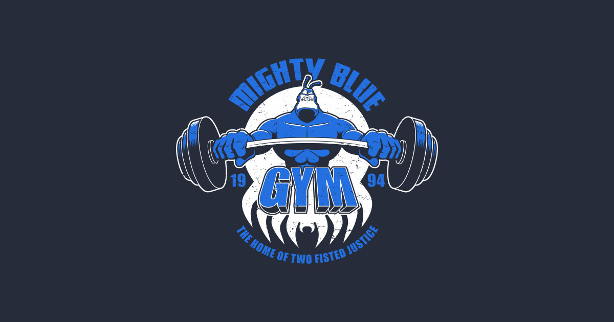 Mighty Blue Gym - The Tick - T-Shirt | TeePublic