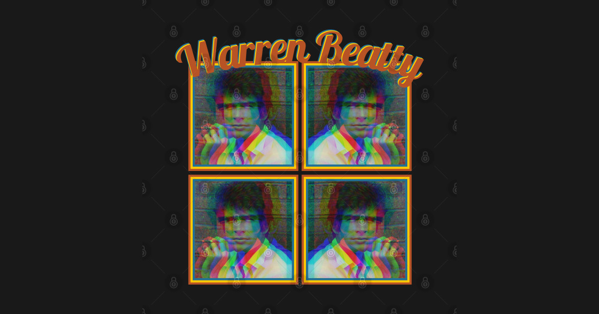 Warren Beatty Pop Art - Warren Beatty Pop Art - T-Shirt | TeePublic