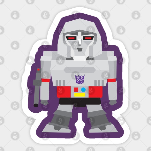 Transformers Megatron Chibi - Transformers Megatron - Sticker | TeePublic