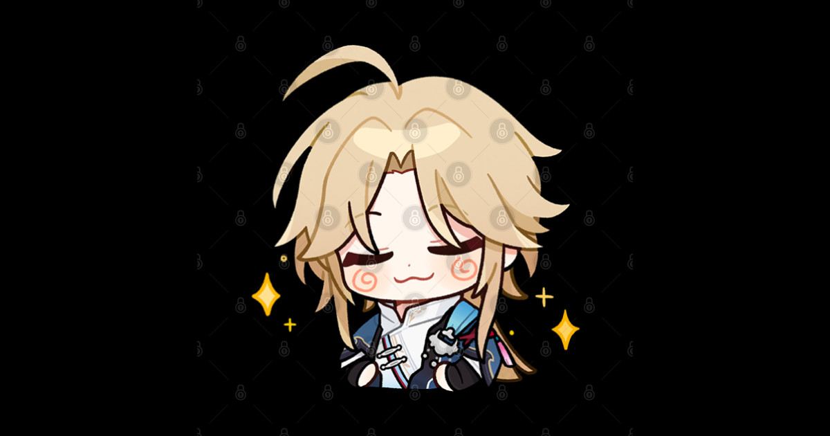 Honkai Star Rail Chibi Yanqing 2 - Honkai Star Rail - Sticker | TeePublic