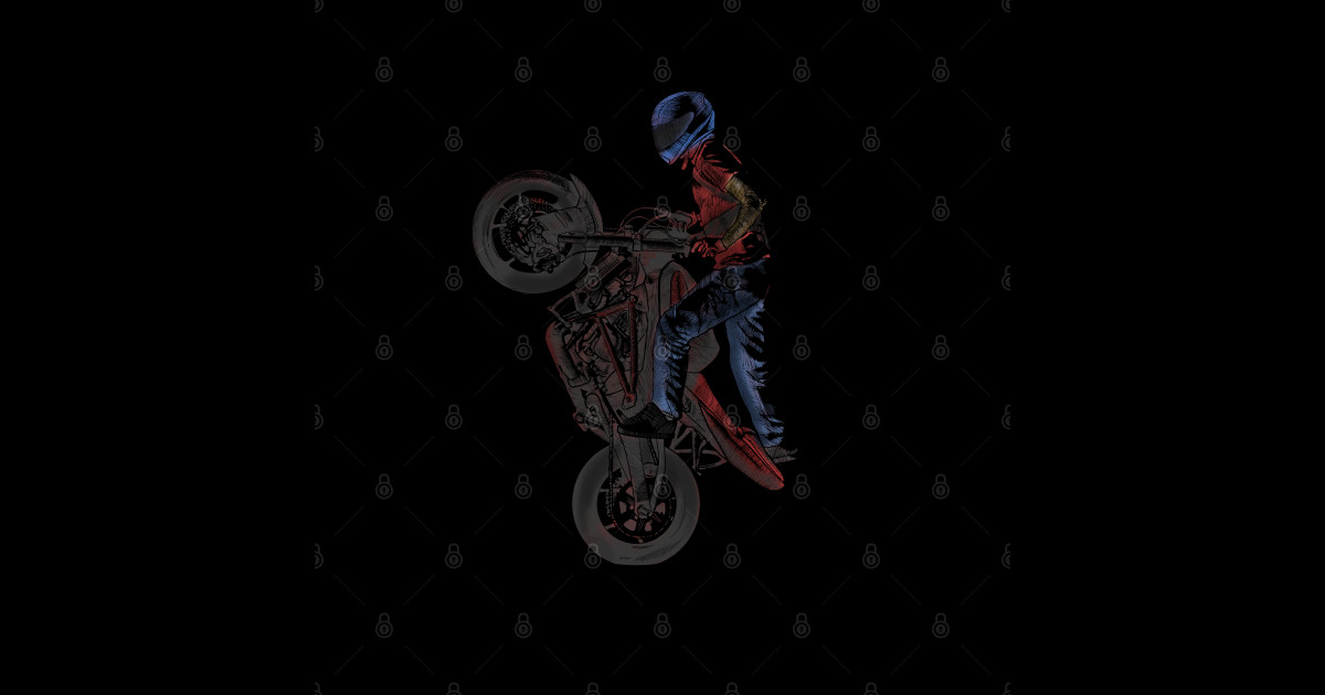 Stunt riding - Stunting - Sticker | TeePublic