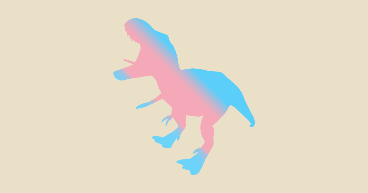Trans T-Rex - T Rex - T-Shirt | TeePublic