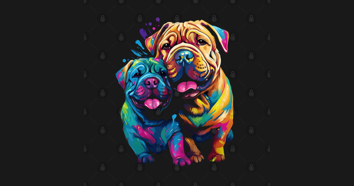 Shar Pei Funny - Shar Pei Funny - T-Shirt | TeePublic