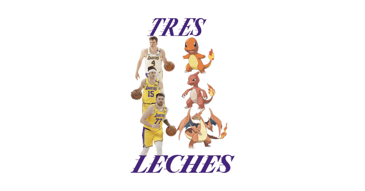 Tres Leches Pokeman Evolution - Lakers - T-Shirt | TeePublic