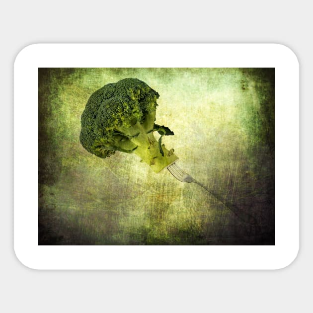 Eat your broccoli - Broccoli - Sticker | TeePublic