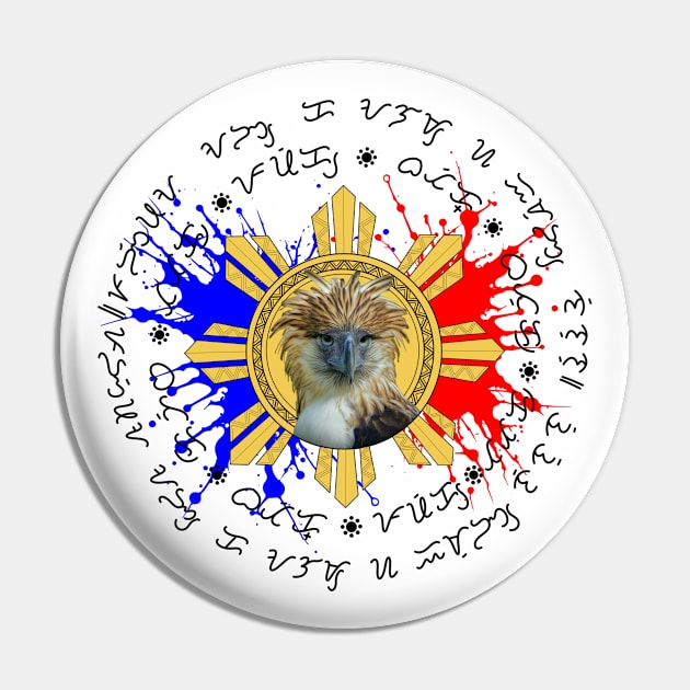 Philippine Sun/Eagle - Baybayin × Badlit script - Philippines Flag ...