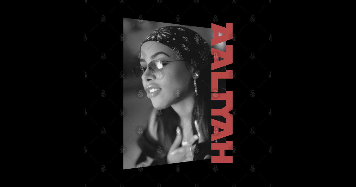 aaliyah classic style - Aaliyah - Sticker | TeePublic