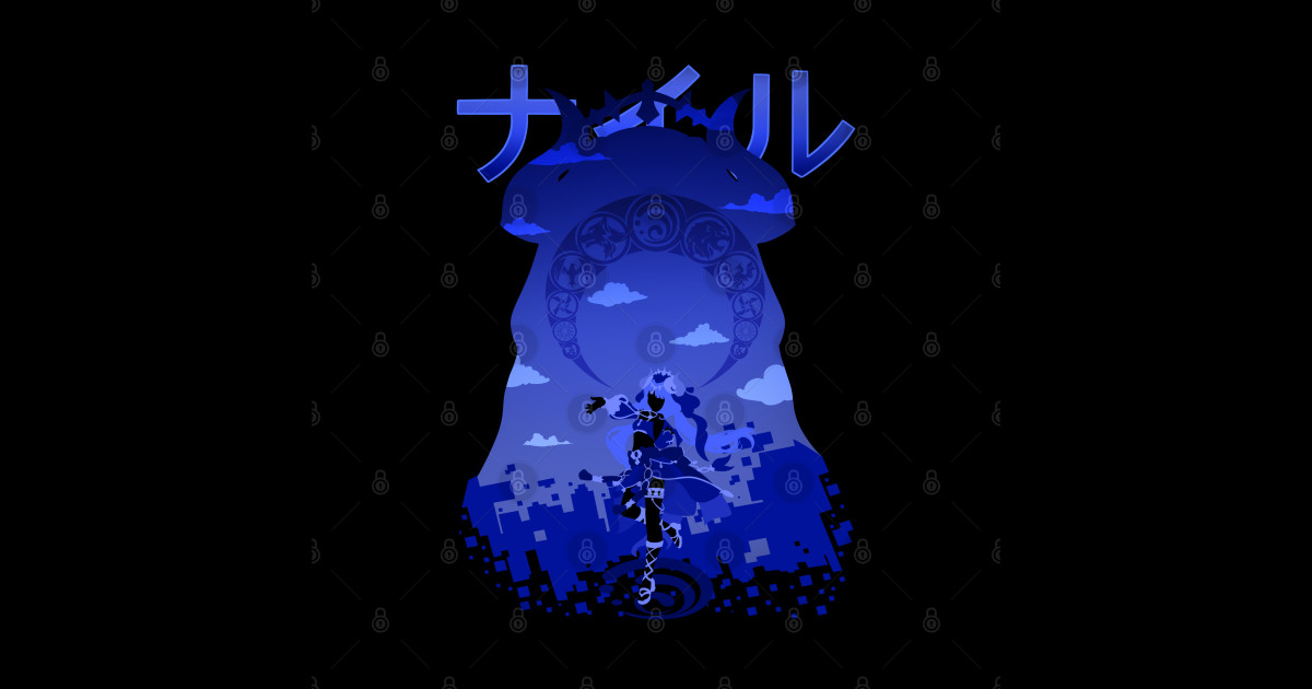 GENSHIN IMPACT NILOU SILLHOUTE - Nilou - Sticker | TeePublic