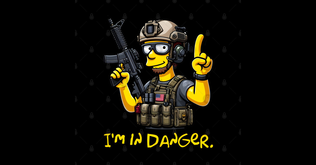 Tactical Yellow People - Simpson - Sticker | TeePublic