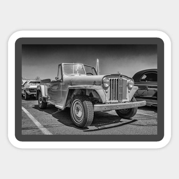 1948 Willys Overland Jeepster - Vintage - Sticker | TeePublic