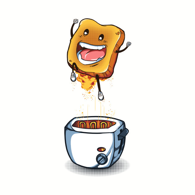 Super Toast - Food - T-Shirt | TeePublic