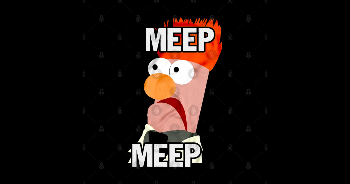 Muppets MEEP MEEP - Muppets - Sticker | TeePublic