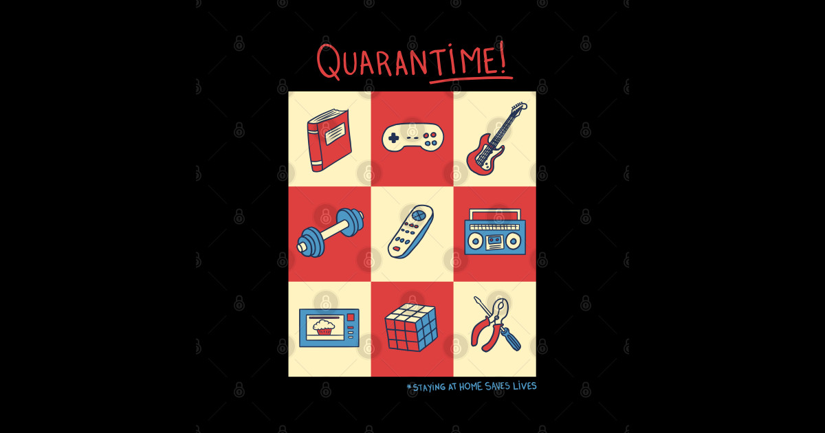 Quarantime! - Coronavirus - Sticker | TeePublic