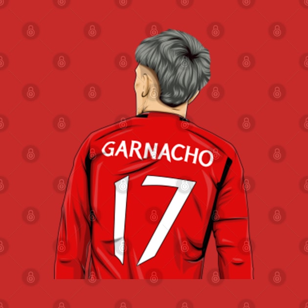 Alejandro Garnacho - Football Player - T-Shirt | TeePublic