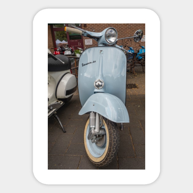 Classic Motorcycle - Piaggio Vespa - Classic Motorcycle - Sticker ...
