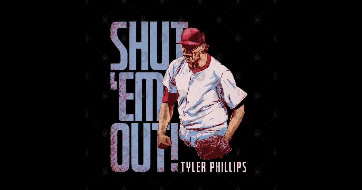 Phillips Philadelphia Shut Out - Baseball - Sticker | TeePublic