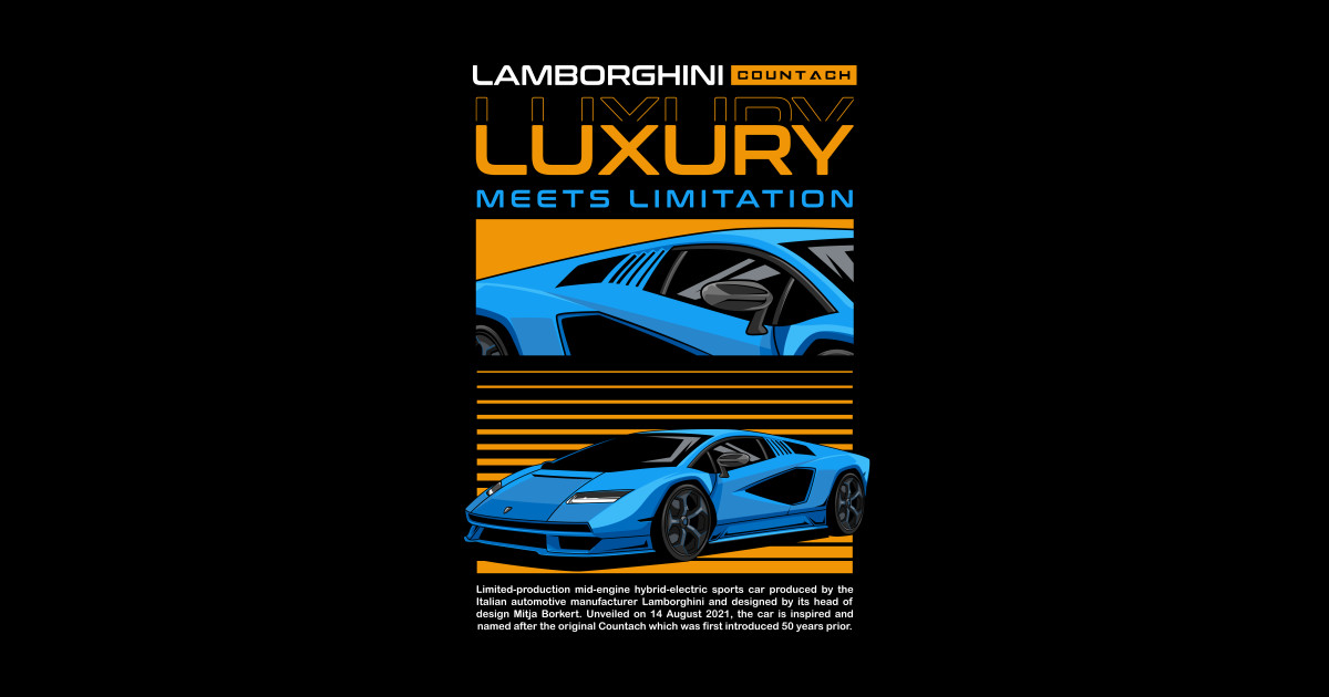 Iconic Countach LPI 800-4 Car - Iconic Countach Lpi 800 4 Car - Posters ...