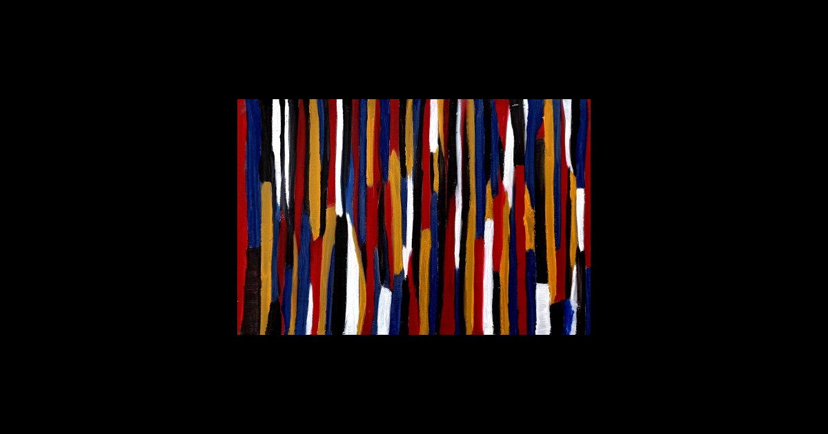 Unstraight Lines - Abstract - Sticker | TeePublic