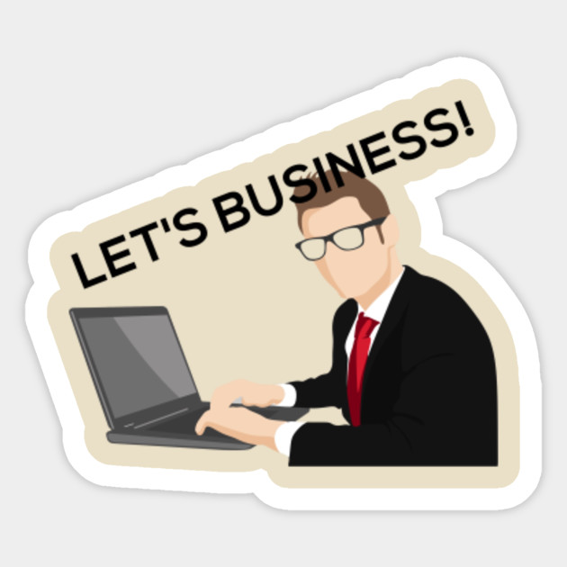 Awesome Businessman Design - Business - Sticker | TeePublic