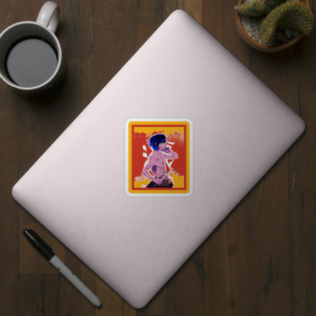 inosuke hashibira WITHOUT MASK - Inosuke Hashibira - Sticker | TeePublic