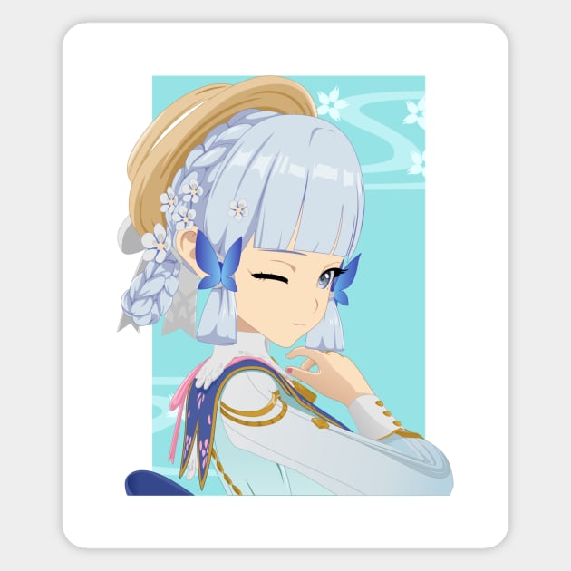 Genshin Impact - Kamisato Ayaka - Genshin Impact - Sticker | TeePublic