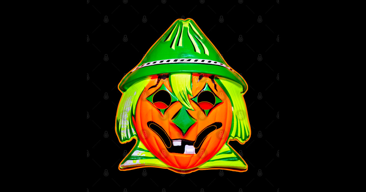 Pumpkin Scarecrow Mask - Scarecrow - Sticker | TeePublic