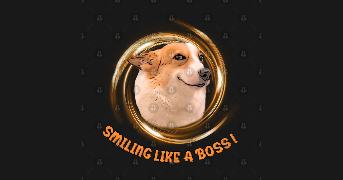 Funny And Cute Smiling Dog Meme - Smiling Dog Meme - T-Shirt | TeePublic