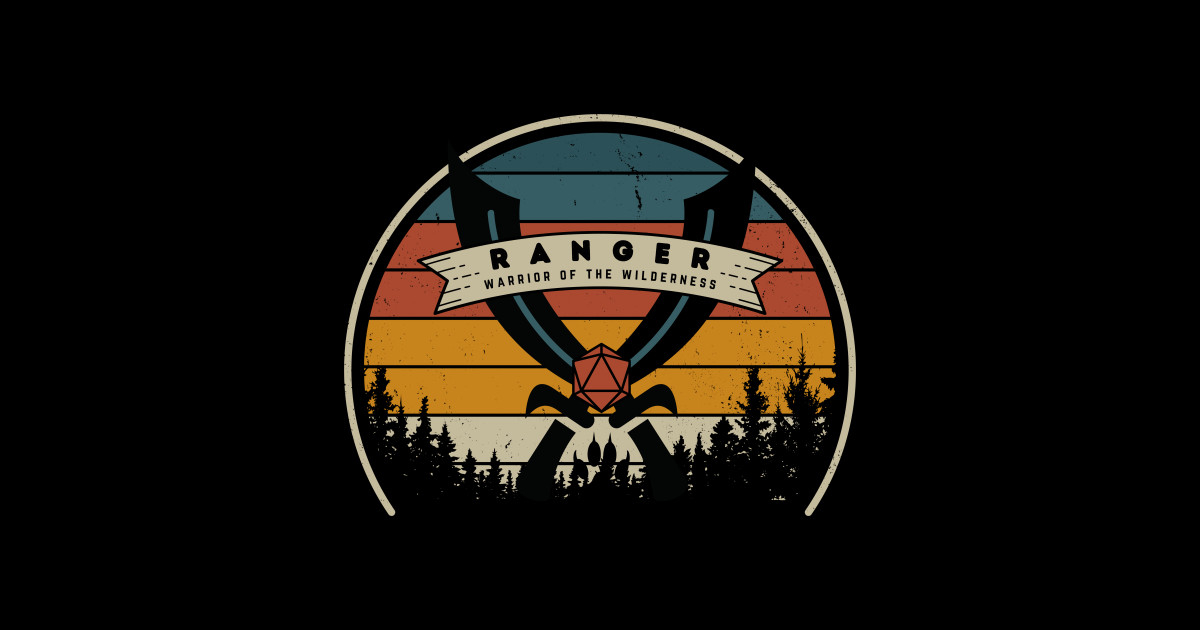 Ranger Sunset - Ranger Dnd - Sticker | TeePublic