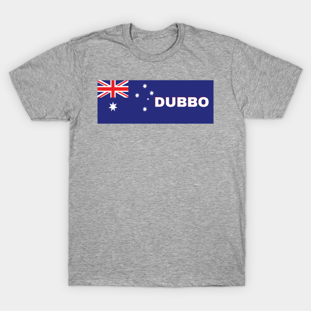 Dubbo City in Australian Flag - Dubbo - T-Shirt | TeePublic